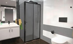 NICOL COMBI Black 100x90 grape Sprchový kout s posuvnými dveřmi