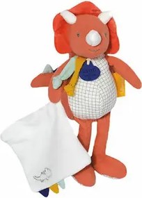 Doudou Dárková sada - dinosaurus s dečkou 25 cm / od 0 let