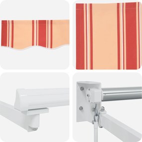 Stahovací markýza Žlutá 300 x 250 cm 100% polyester a hliník 3329969