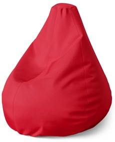Sablio Sedací vak Pear Bordová - 70 x 95 x 15 cm