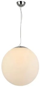 Kovový lustr bílé Ball 50