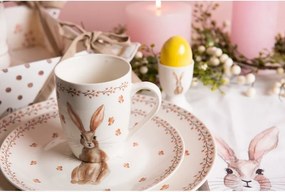 Porcelánový jídelní talíř Rustic Easter Bunny - Ø 26*2 cm
