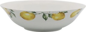 Porcelánová miska s citróny Maison Limone Blossom - Ø 24*7 cm / 1400 ml