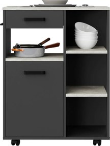 XXXLutz SERVÍROVACÍ VOZÍK, antracitová, světle šedá, 70,2/92,6/40 cm P & B - Online Only kuchyňské skříňky - 000002002803