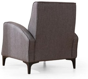 Designové křeslo Dellyn antracitové