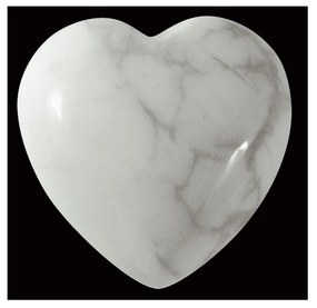 Milujeme Kameny Magnezit - srdce cca 3 cm