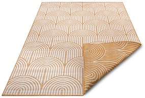 Hanse Home, Kusový koberec Pangli 105849 Ochre – na ven i na doma, 80x150, žlutá, chodba / předsíň