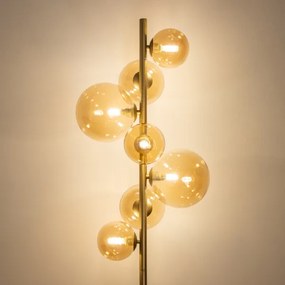 Brilagi - LED Stojací lampa MILLA 7xG9/3W/230V zlatá