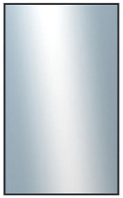 DANTIK - Zarámované zrcadlo - rozměr s rámem cca 60x100 cm z lišty Hliník černá | P02-021 (7002021)