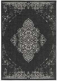 Koberce Breno Kusový koberec SUNNY 4416 Black, Šedá, Černá, 120 x 170 cm