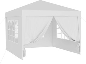 Zahradní altán Wiltec – 3 × 3 m, bílá (61802)