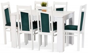 Jídelní sestava ANETA stůl + 6 židlí