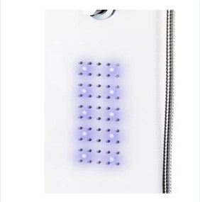 Sprchový panel bílý s LED osvětlením