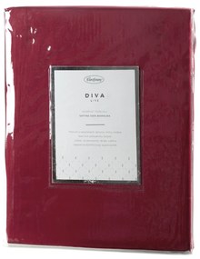 SATÉNOVÉ POVLEČENÍ DINA 200X220 CM 2 KS 70X80 CM BORDOVÉ