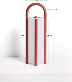 LED přenosné venkovní svítidlo na USB ø 16 cm Leros – Kave Home