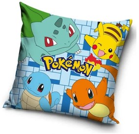 Carbotex Polštářek Pokémon Tým snů 40x40 cm