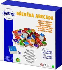 Detoa Dřevěná abeceda / od 3 let