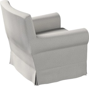 Potah na křeslo IKEA Ektorp Jennylund barva šedá látka pletený vzor