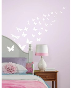 Svítící dekorace - samolepky Motýli