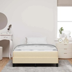 Postel s boxspringem Krémová 140 x 190 cm textil 3398491