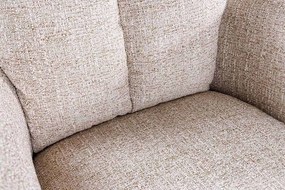 Designová otočná židle Maddison šampaňská / dub