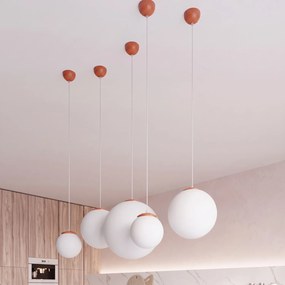 Sollux Lighting Závěsné svítidlo UGO 30 okrově červené
