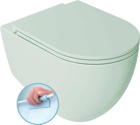 Sapho Isvea Infinity - Závěsné WC, Rimless, zelená mint 10NF02004-2T
