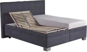 Čalouněná postel Michaela 180x200 šedá