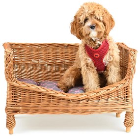 Pelíšek proutěný pro zvířata Sofa I. š.64 x hl.37 x v.40(cm)