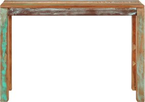 Konzolový stolek 110 x 35 x 76 cm masivní recyklované dřevo 337271