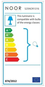 Černé nástěnné svítidlo Truva – Opviq lights