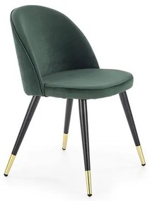 Jídelní židle Klar (tmavě zelená). 1048605
