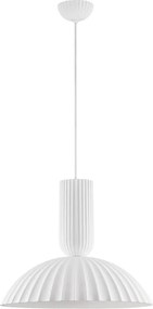 Bílé kamenné závěsné svítidlo ø 50 cm Ammos – Nova Luce