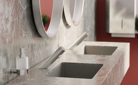 Deante Correo, granitové umyvadlo 500x350x140 mm, antracitová metalíza, DEA-CQR_TU5U