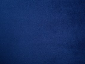 Křeslo z tmavě modrého sametu CHESTERFIELD Beliani