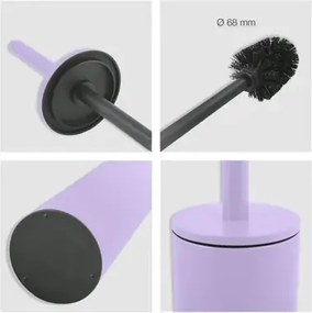 Spirella AKIRA WC štětka matná levandulová / ocel