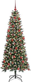 Umělý vánoční stromeček Zelená 180 cm PVC, plast a ocel 3395820