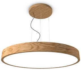 Dřevěné svítidlo kruhové woodLED Round  Dřevěné svítidlo kruhové Woodled Round Dřevodekor: Dub Světlý, Průměr: 1110 mm, Teplota chromatičnosti: TW…