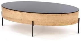 Konferenční stolek Wald (dub, černá)