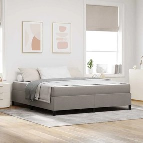 Postel s boxspringem Taupe 180 x 200 cm textil 3398882