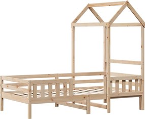 Rám postele se střechou 75 x 190 cm masivní borovice 3282168