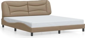 Rám postele s LED bez matrace Hvar cappuccino 180x200 cm 3213952
