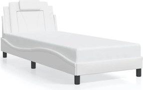 Rám postele Viana s LED bez matrace bílý 80 x 200 cm 3213981