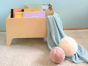 Wamm Cosy Room Dřevěný Montessori regál na knihy a hračky Zvolte barvu: Růžová