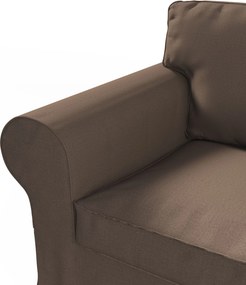 Potah na křeslo IKEA Ektorp barva hnědá látka pletený vzor