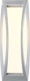 LA 230444 Venkovní svítidlo MERIDIAN ii nástěnná stříbrnošedá 230V E27 24W - BIG WHITE (SLV)