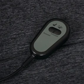 Polohovací křeslo elektrické šedá látka bezdrátové nabíjení pro mobilní telefon TV-S8348 GREY2