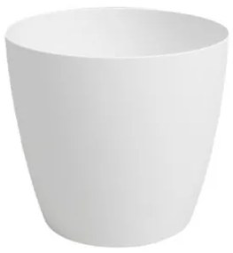 Plastový obal na květináč SAN REMO, průměr 23 cm, bílý