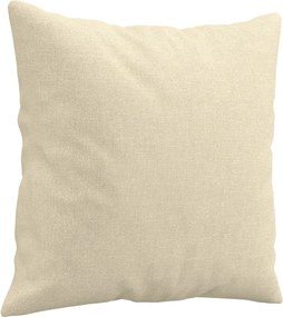 2místná pohovka s polštáři krémová 120 cm textil 3200903