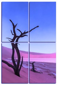 Obraz na plátně - Mrtvý strom v dunách - obdélník 7130FD (120x80 cm)